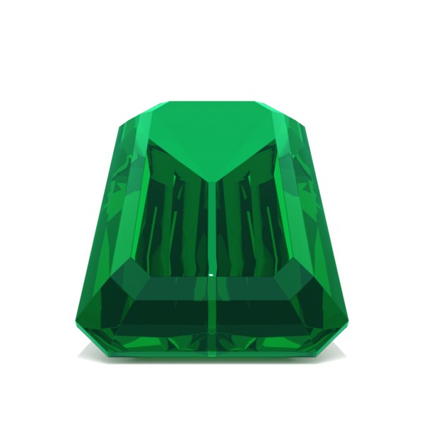 modelo 3d Gema de esmeralda - Talla esmeralda - TurboSquid 1563403