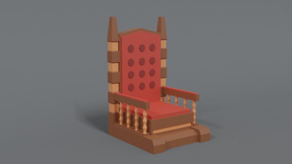 Throne Blender Models for Download | TurboSquid