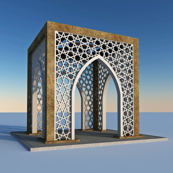 Modern arabic gate 3D - TurboSquid 1563620