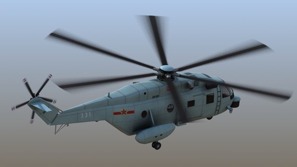 3D z-18f asw helicopter - TurboSquid 1563644