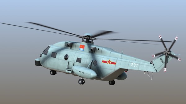 3D z-18f asw helicopter - TurboSquid 1563644