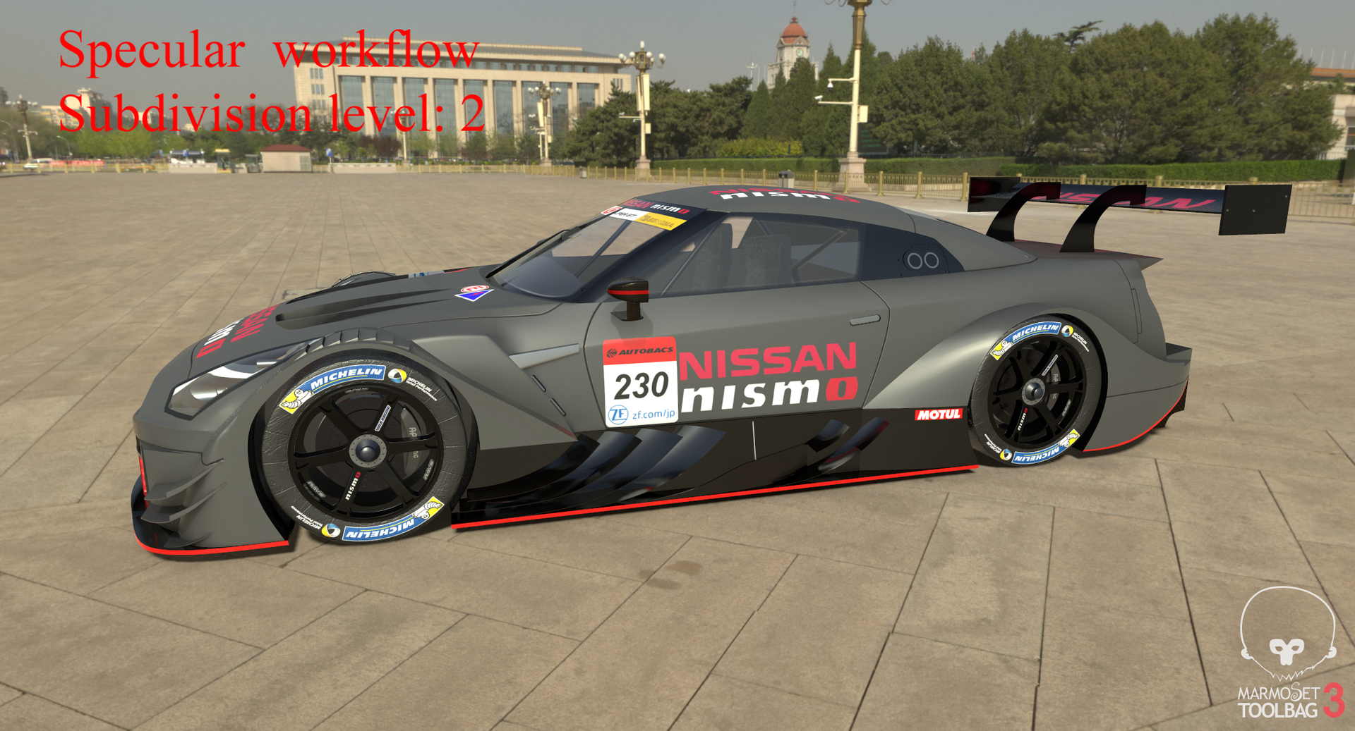 3D nissan gt-r nismo gt500 - TurboSquid 1563681