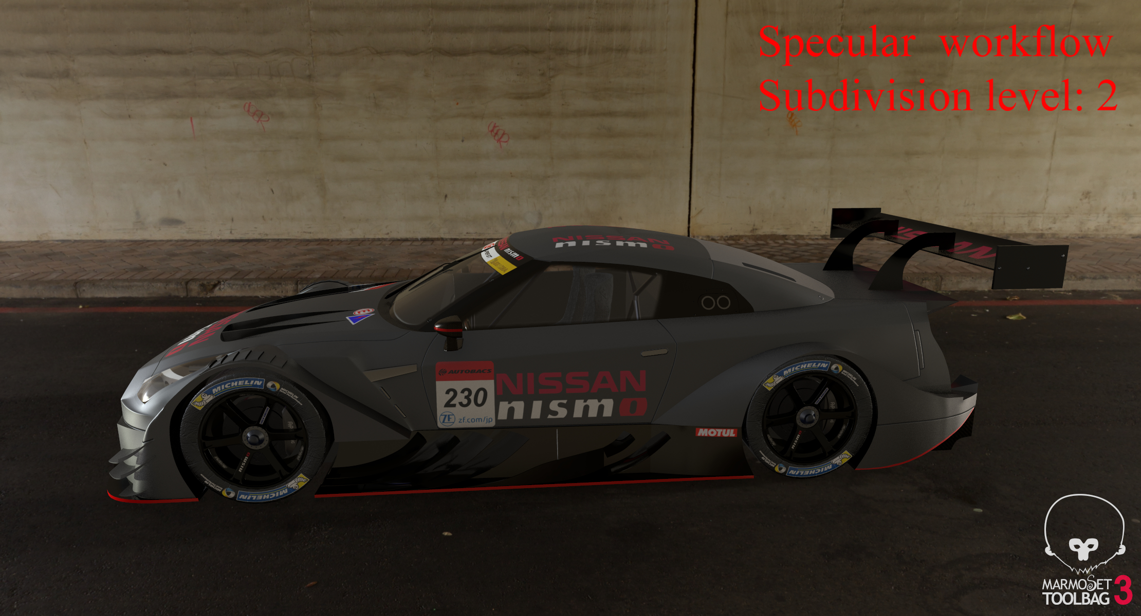 3D nissan gt-r nismo gt500 - TurboSquid 1563681