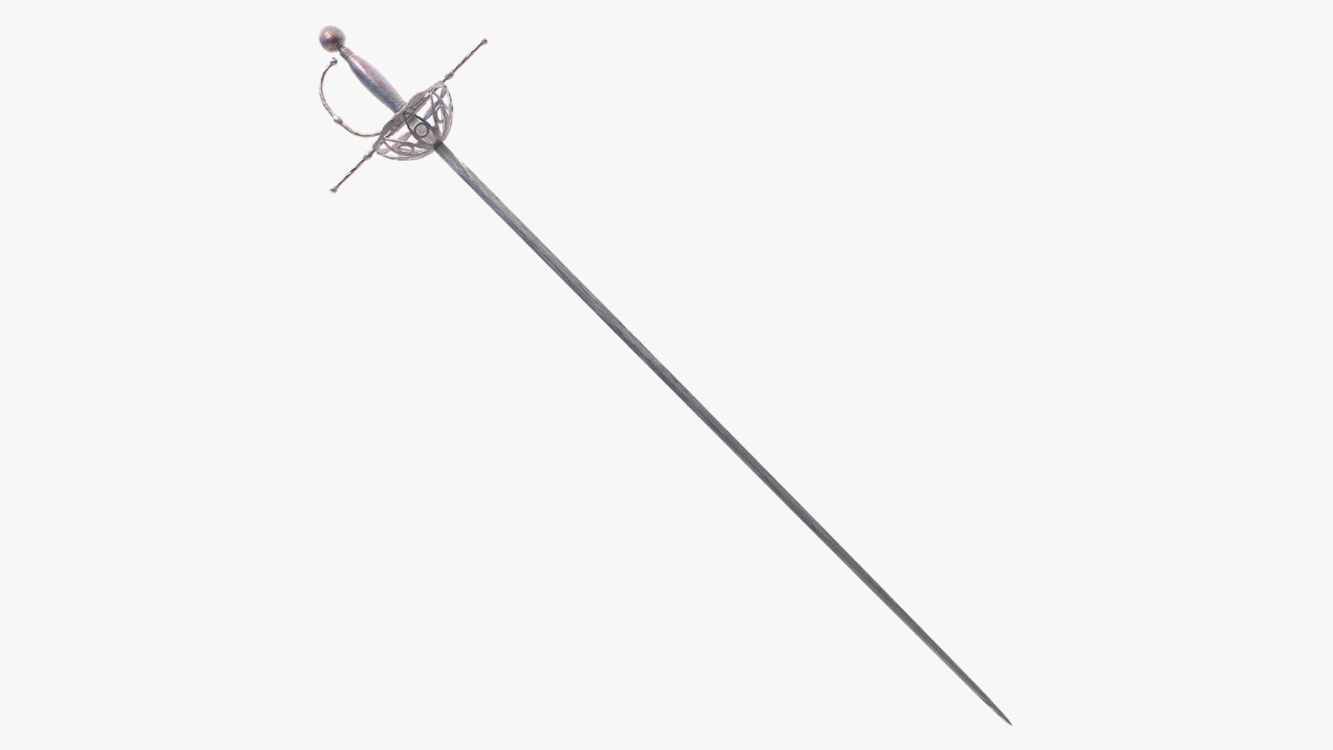 Medieval rapier sword 3D - TurboSquid 1563734