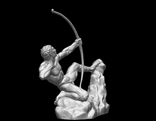 Hercules arrow sculpture 3D model - TurboSquid 1563861