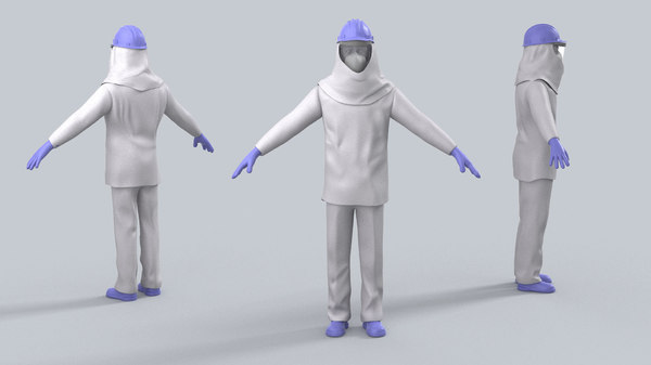 3D doctor ppe - TurboSquid 1563884