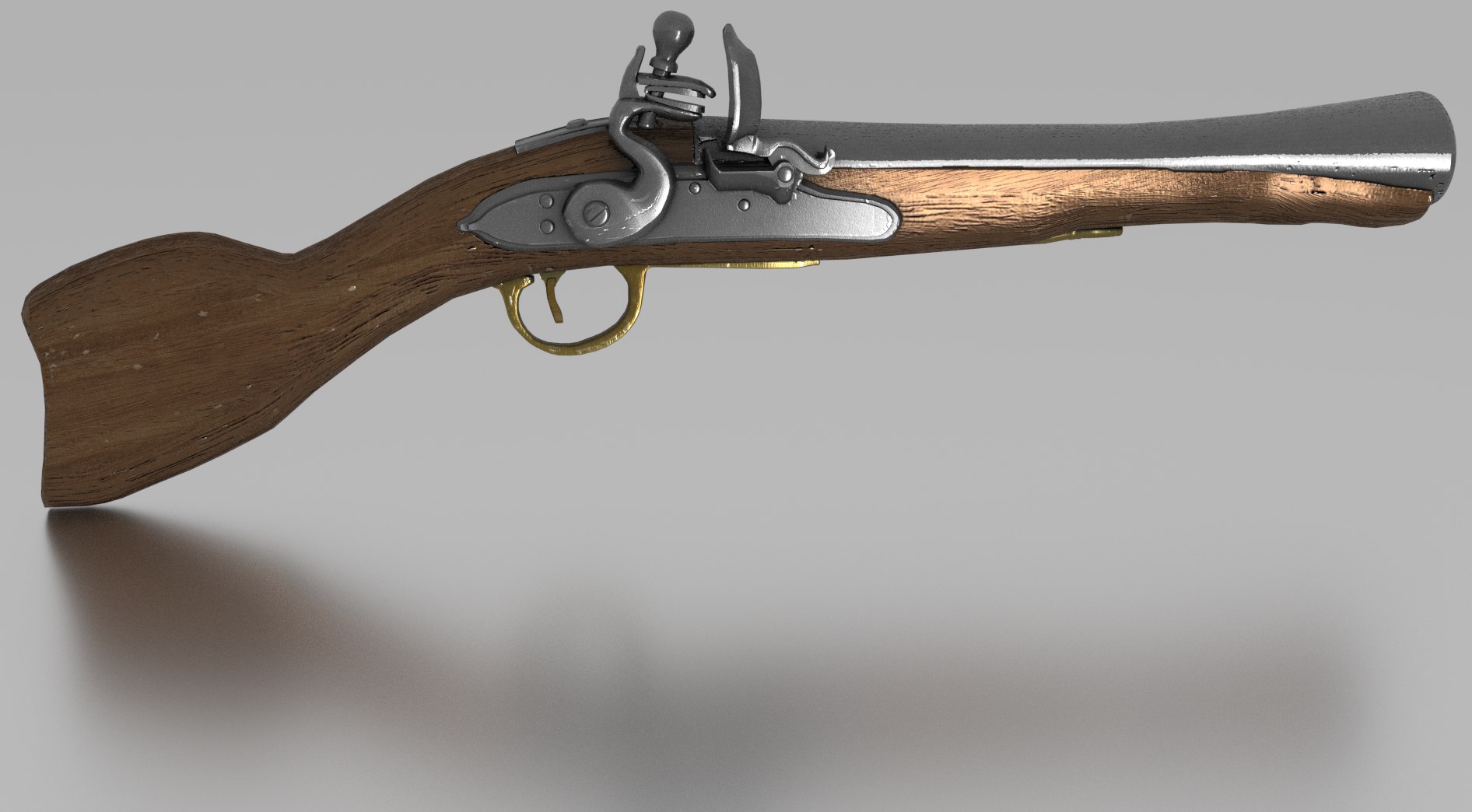 3D blunderbuss s model - TurboSquid 1563868
