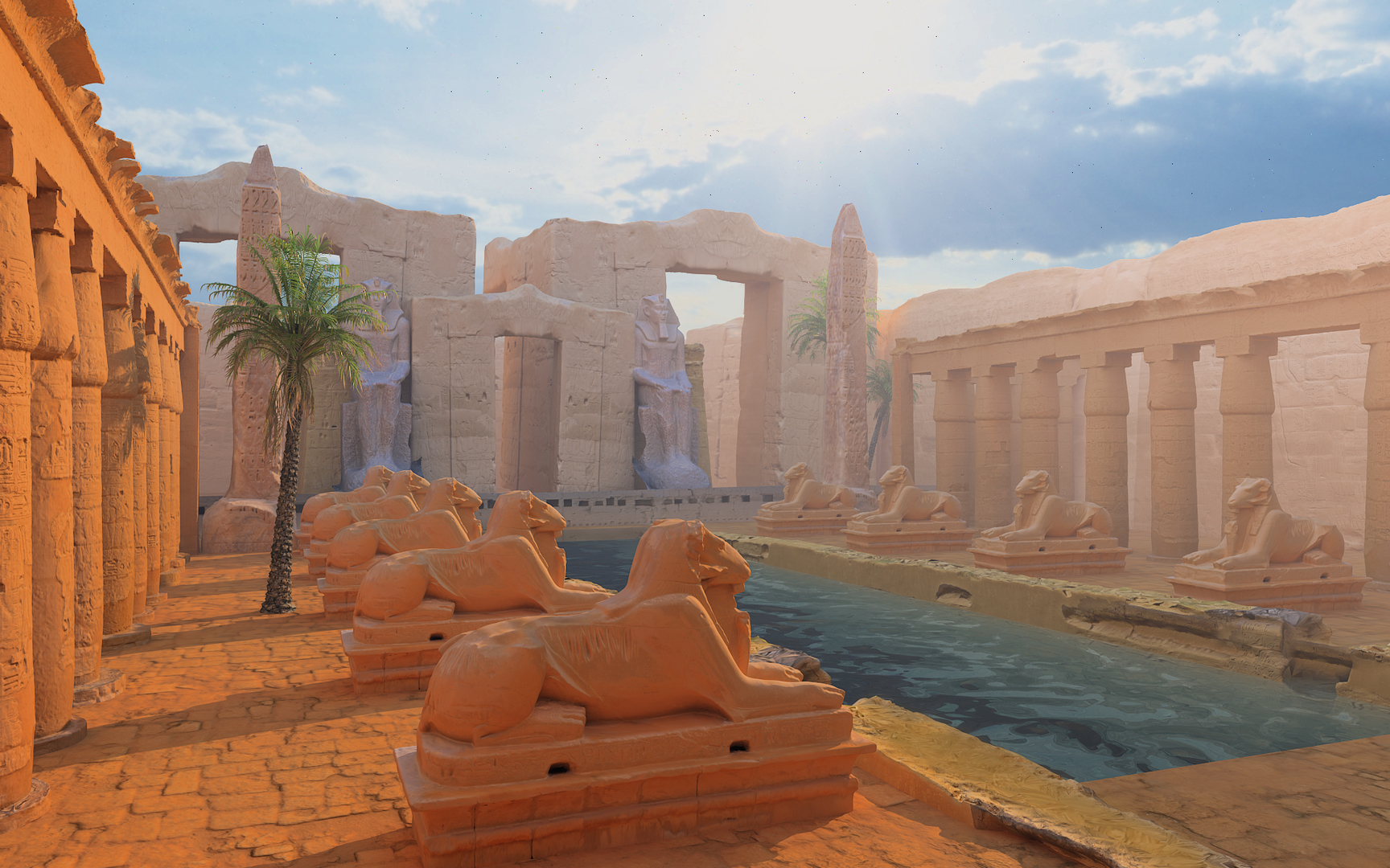 Egypt temple lost civilization 3D model - TurboSquid 1563992
