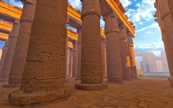 Egypt temple lost civilization 3D model - TurboSquid 1563992