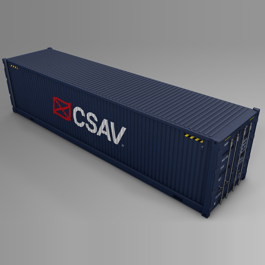3D csav cargo container l719 - TurboSquid 1563476