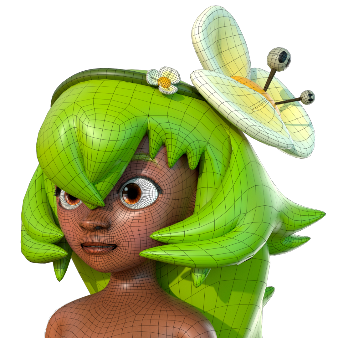 Amalia wakfu character 3D model - TurboSquid 1564027