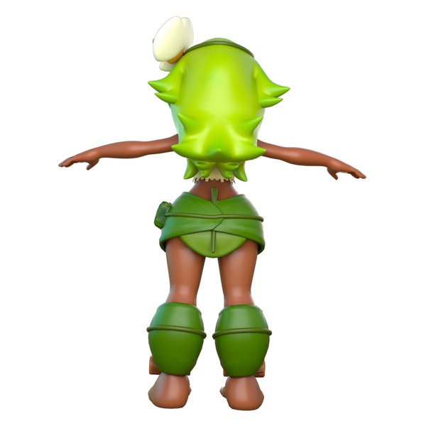 Amalia wakfu character 3D model - TurboSquid 1564027
