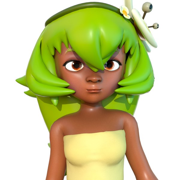 Amalia wakfu character 3D model - TurboSquid 1564027