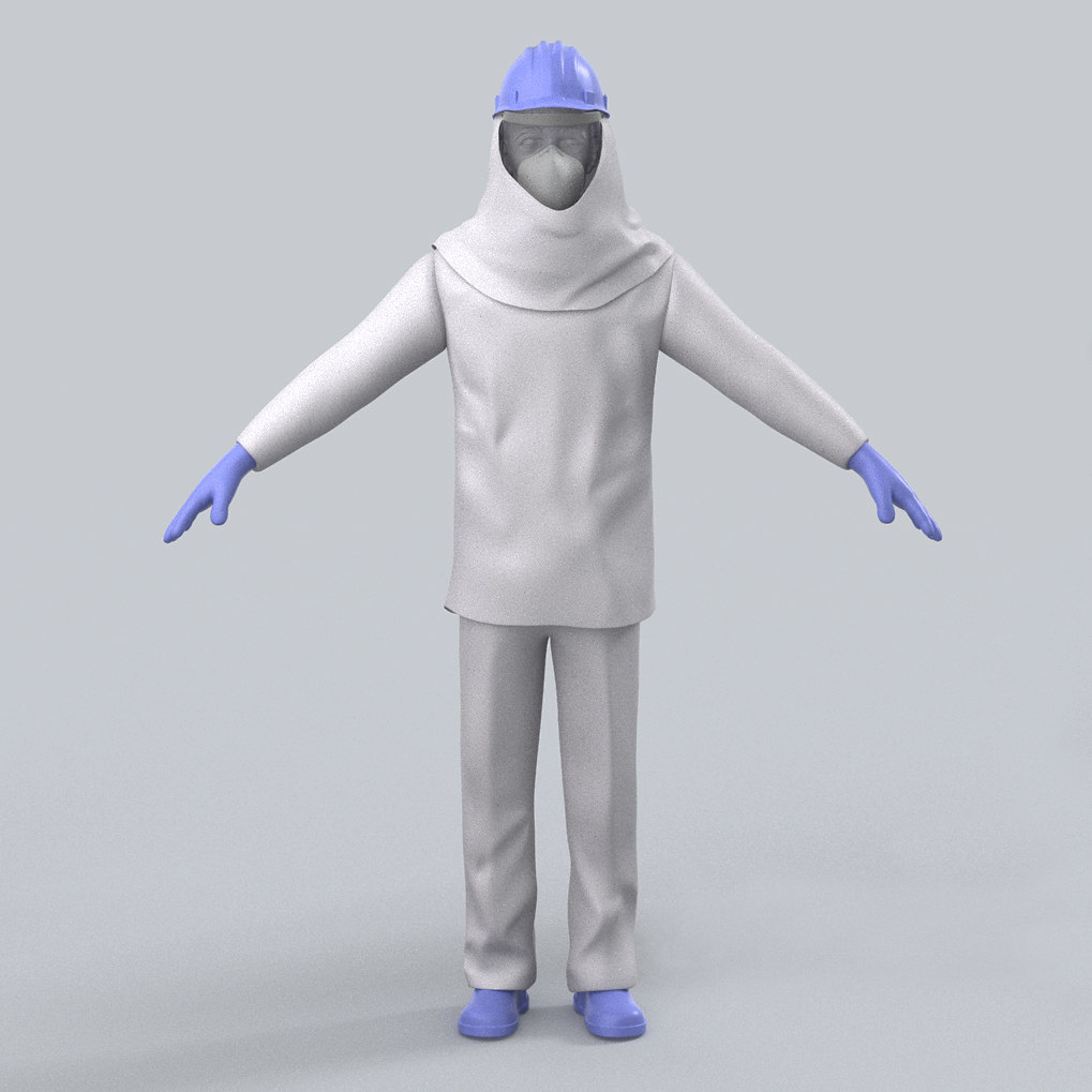 3D doctor ppe - TurboSquid 1563884