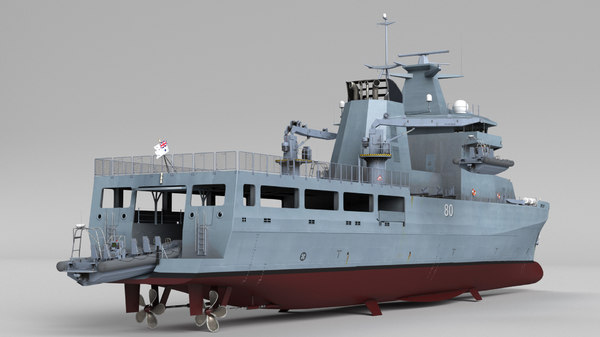 3D arafura class opv vessel ship - TurboSquid 1486005