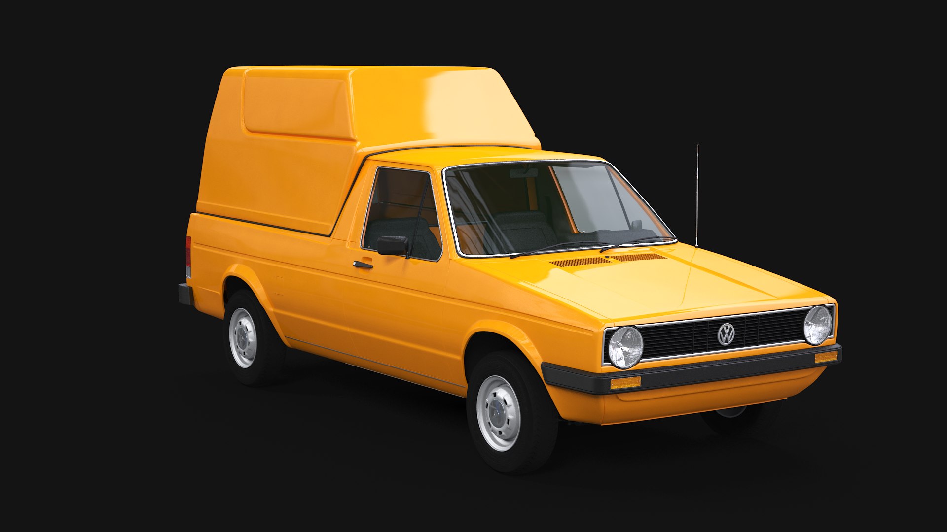 3D caddy mk1 kombi model - TurboSquid 1564327