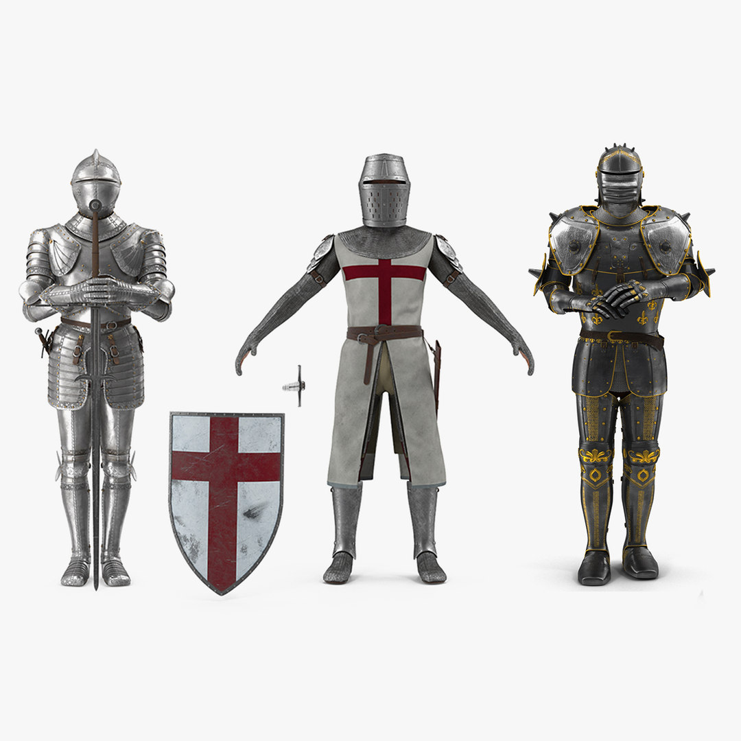 Medieval Knight Plates Armor Collection 2 3D 모델 - TurboSquid 1564557
