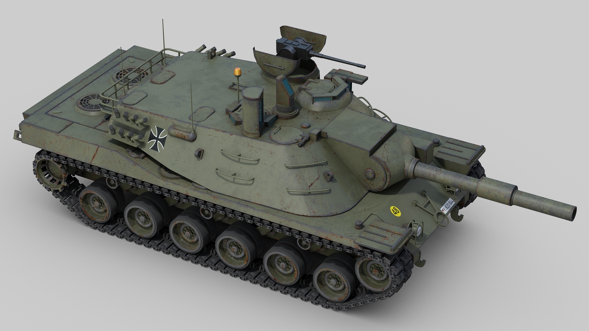 MBT 70 Tank Modelo 3D - TurboSquid 1564541