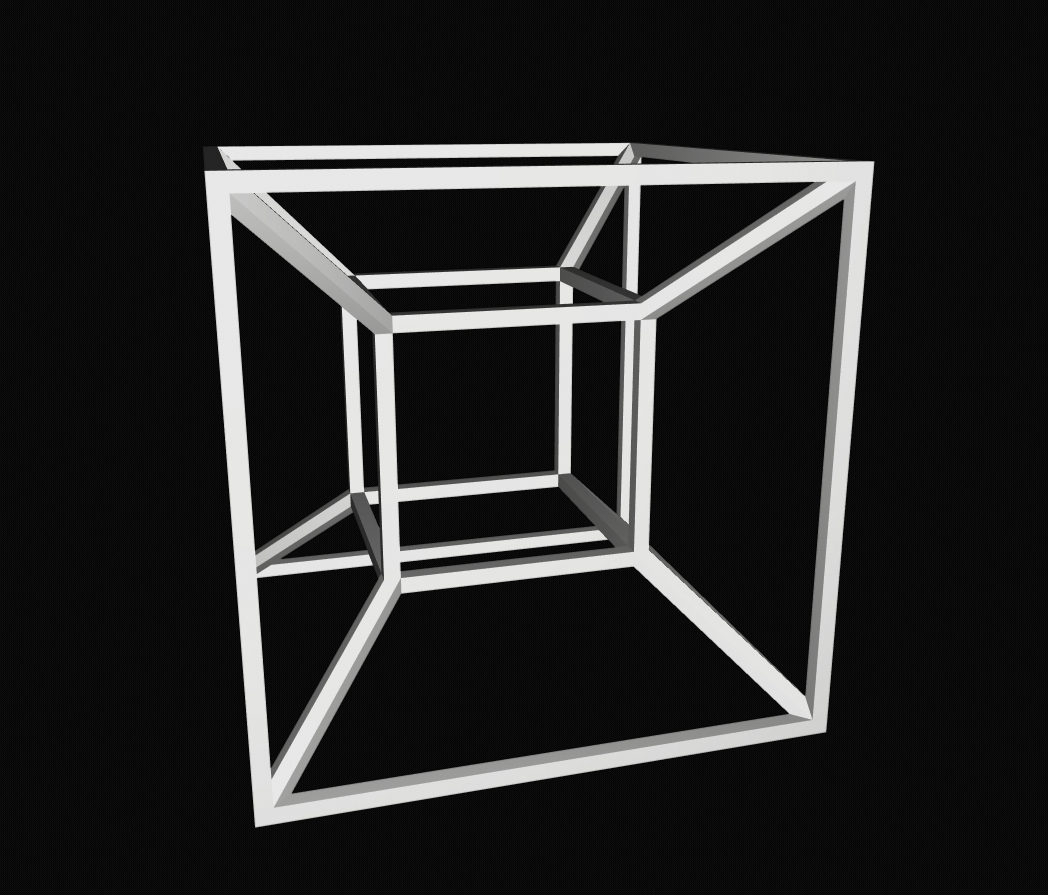 Printed tesseract hypercube 3D model - TurboSquid 1564655