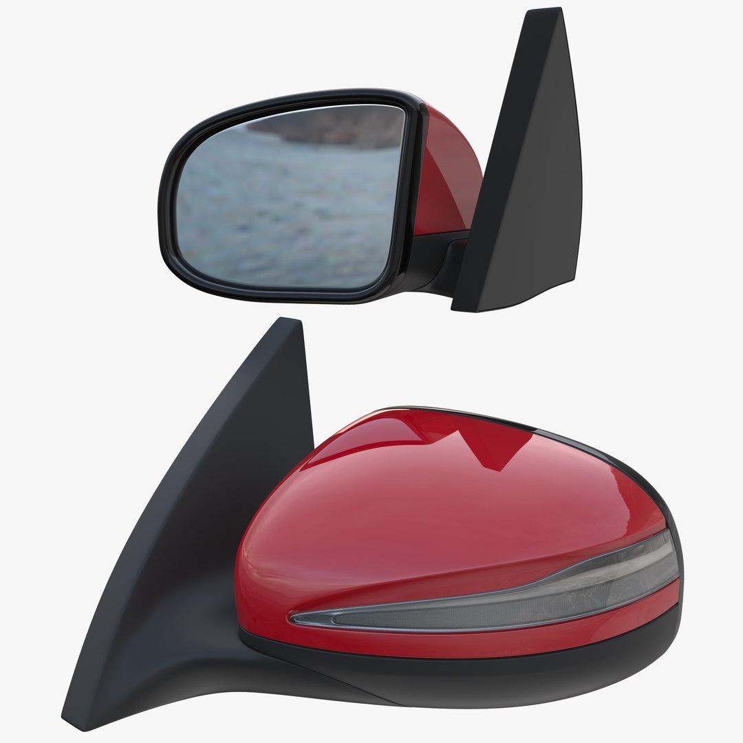Car mirror 3D model - TurboSquid 1564765