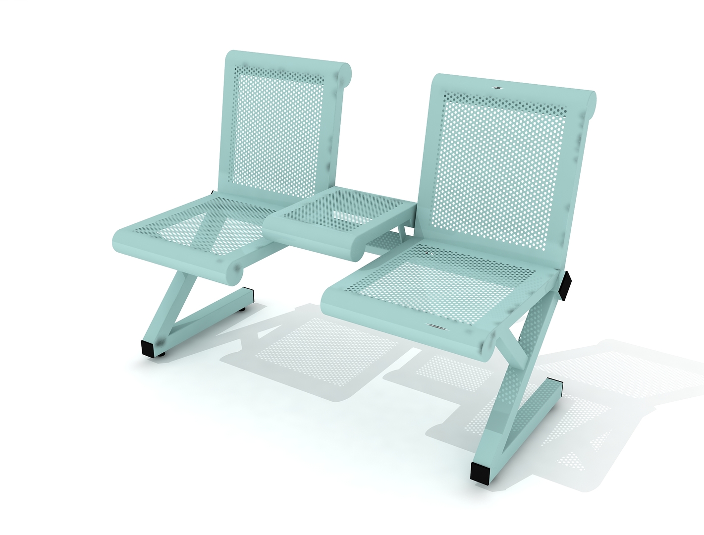 Outdoor hospital bench 3D model - TurboSquid 1564788