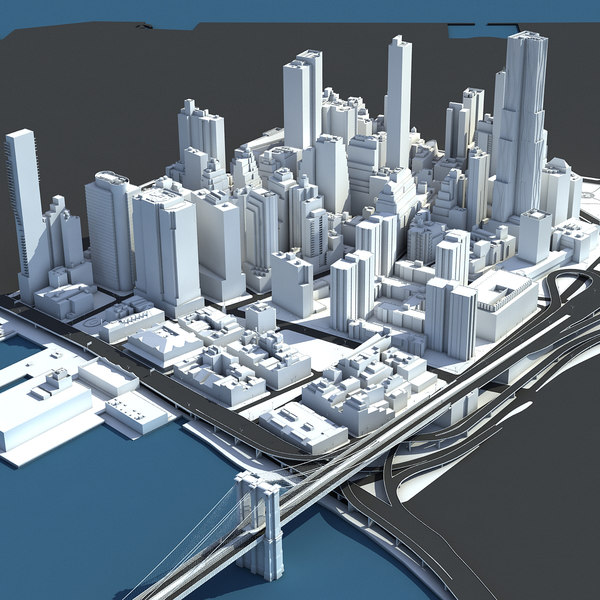 New York City Skyline 3D Models for Download | TurboSquid