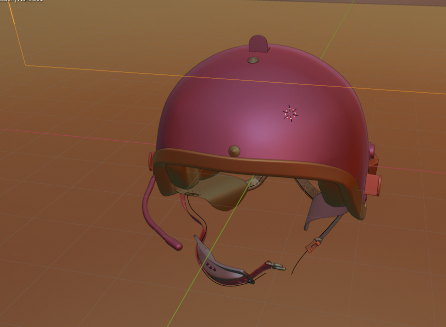Altyn helmets visor 3D model - TurboSquid 1565245