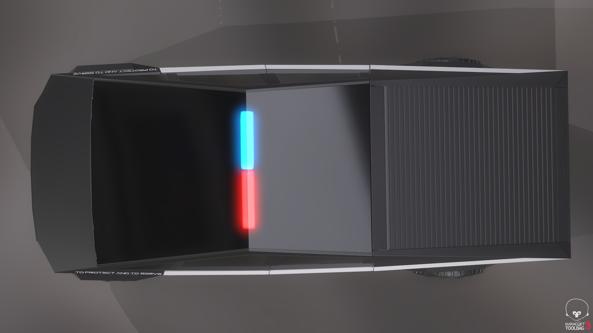 Cybertruck police car model - TurboSquid 1565236