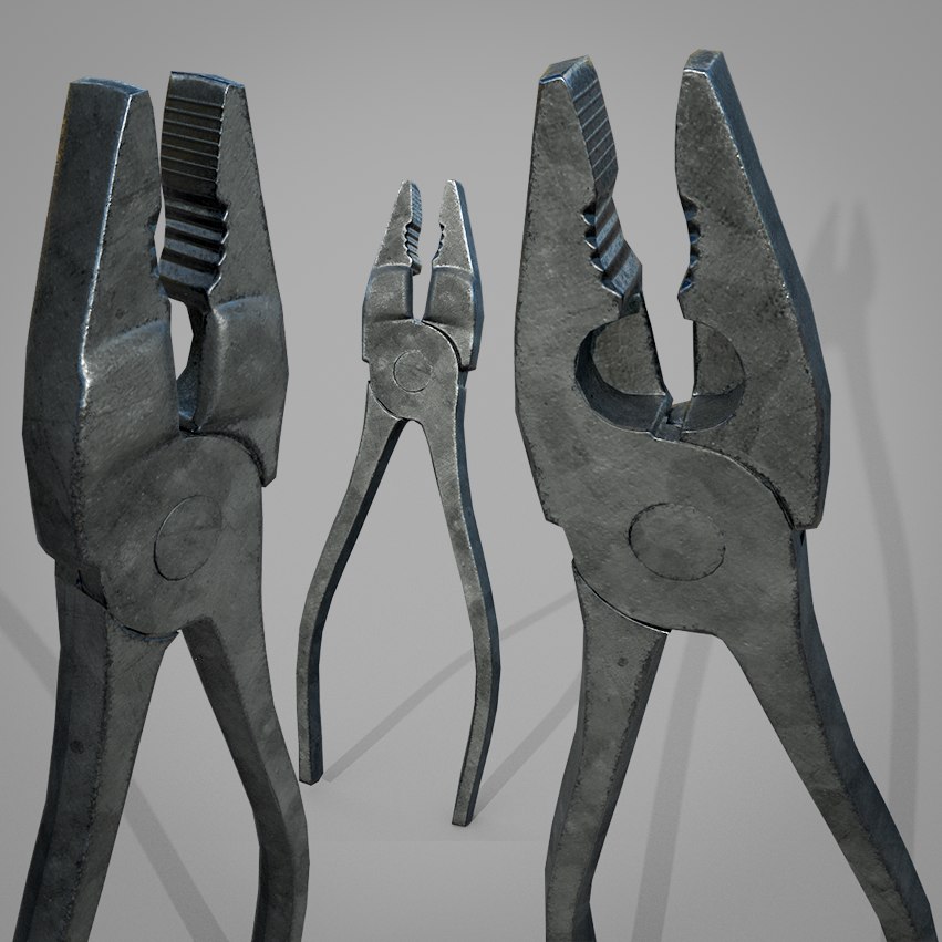 Pliers 3D model - TurboSquid 1565263