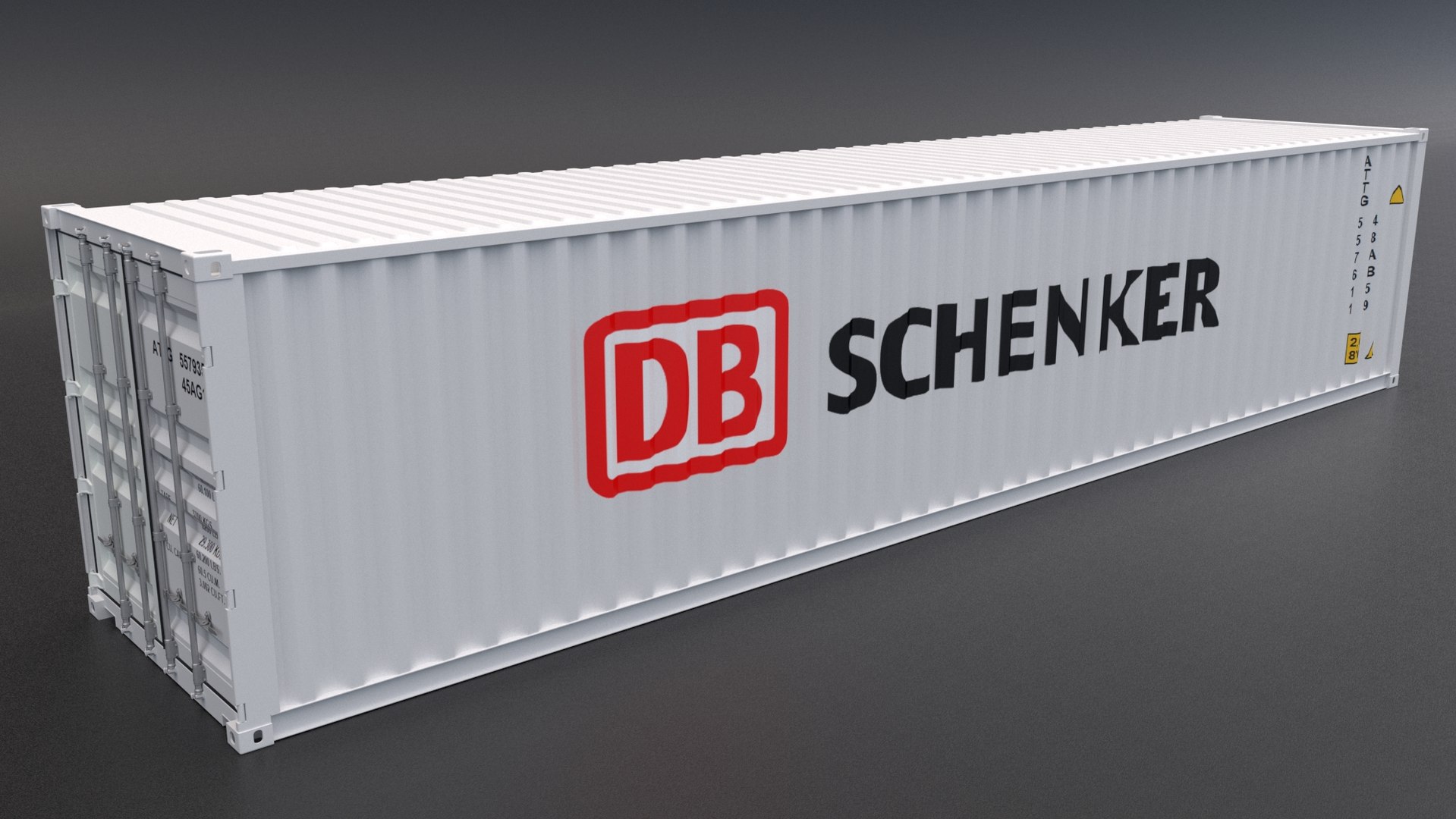 modelo 3d Contenedor DB Schenker - TurboSquid 1565610
