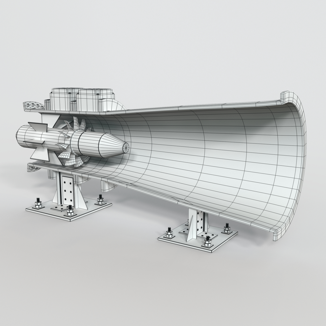 Hydro power plant 3D model - TurboSquid 1565842