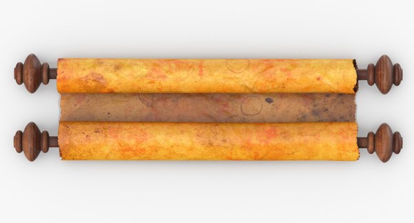 3D scroll closed 01 - TurboSquid 1565784