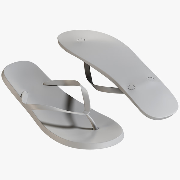 modelo 3d Chanclas para hombre BASE MESH - TurboSquid 1565894