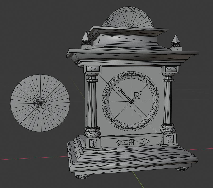 Clock antique 3D model - TurboSquid 1565974