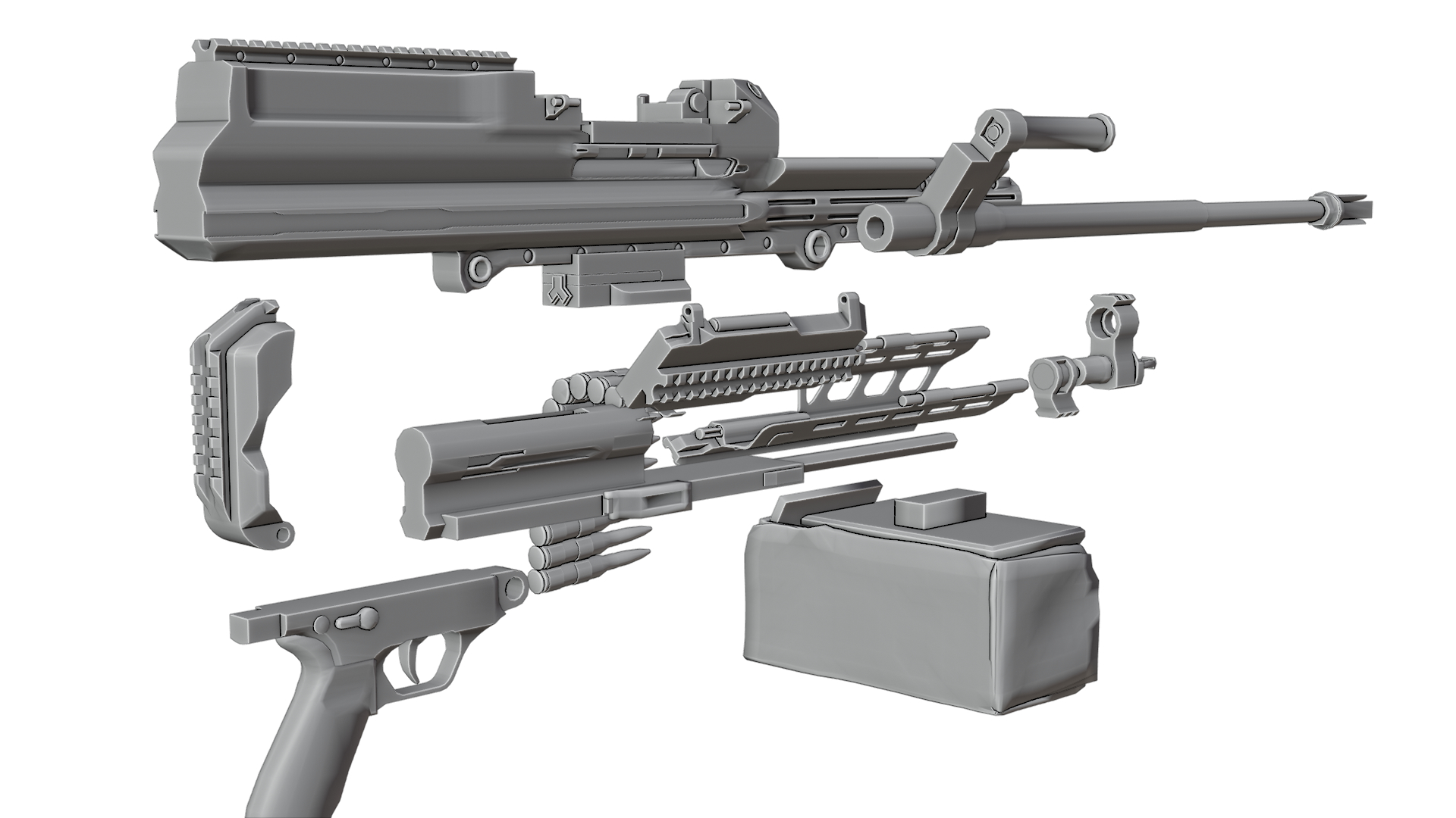 Mg338 mg 338 3D model - TurboSquid 1565934