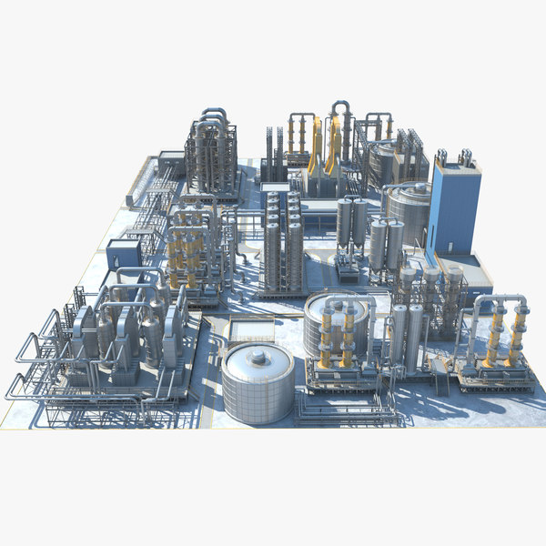 Refinery 3D Models for Download | TurboSquid