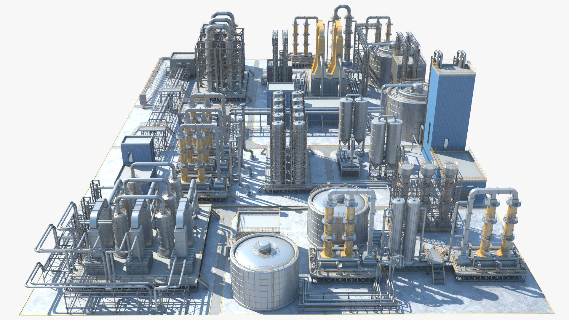 Industrial area 08 3D model - TurboSquid 1566032