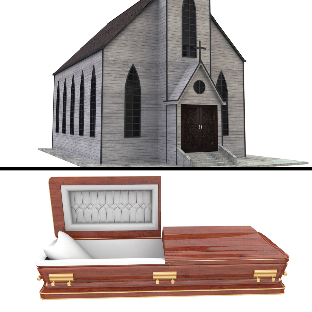 Cemetery casket coffin model - TurboSquid 1566218