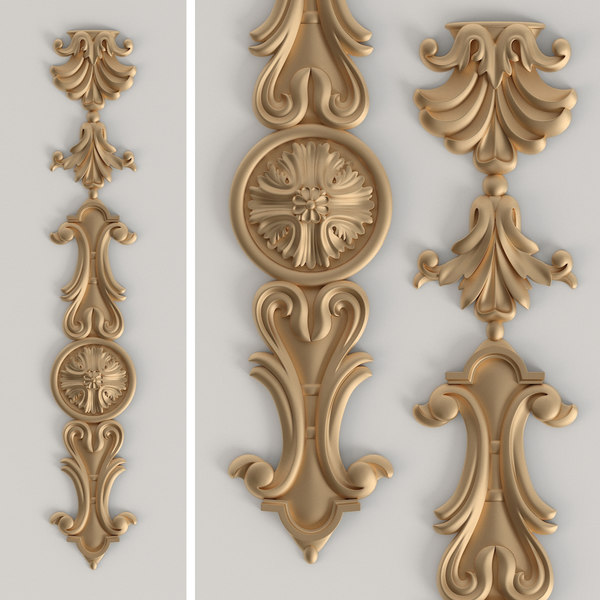 Vertical decor 3D - TurboSquid 1566338