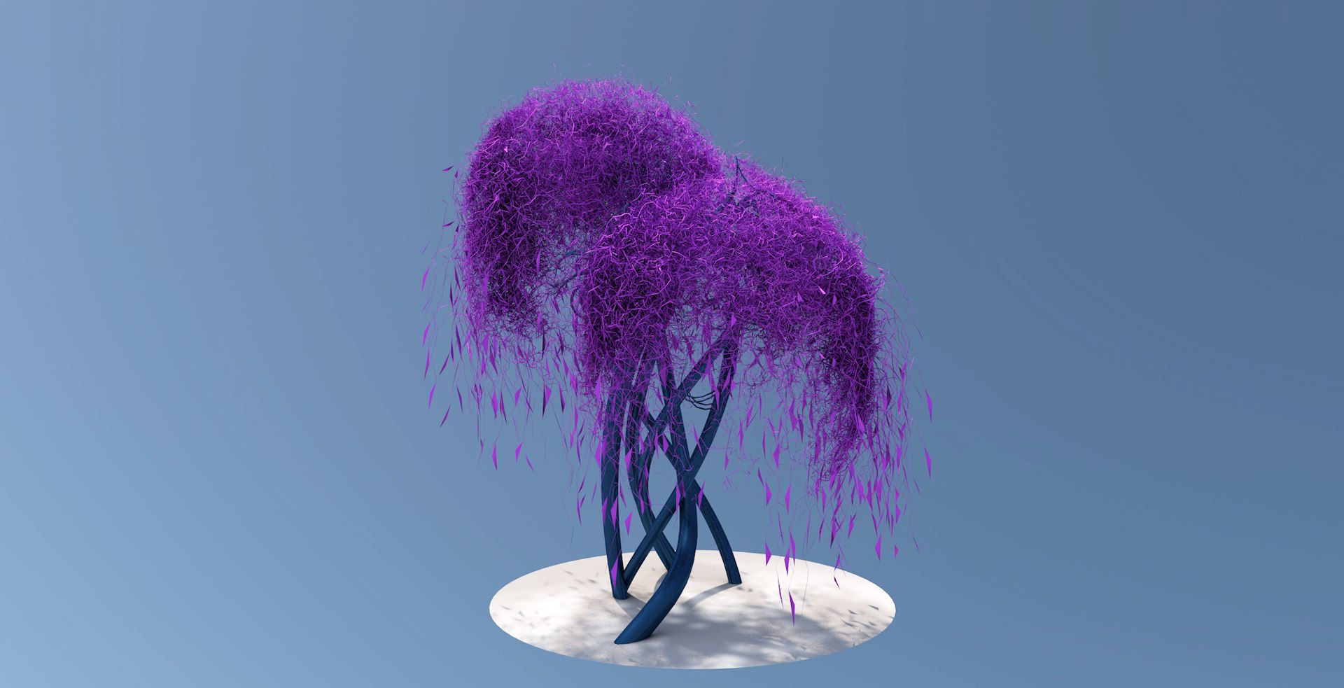 Alien tree sci-fi space environment 3D model - TurboSquid 1566636