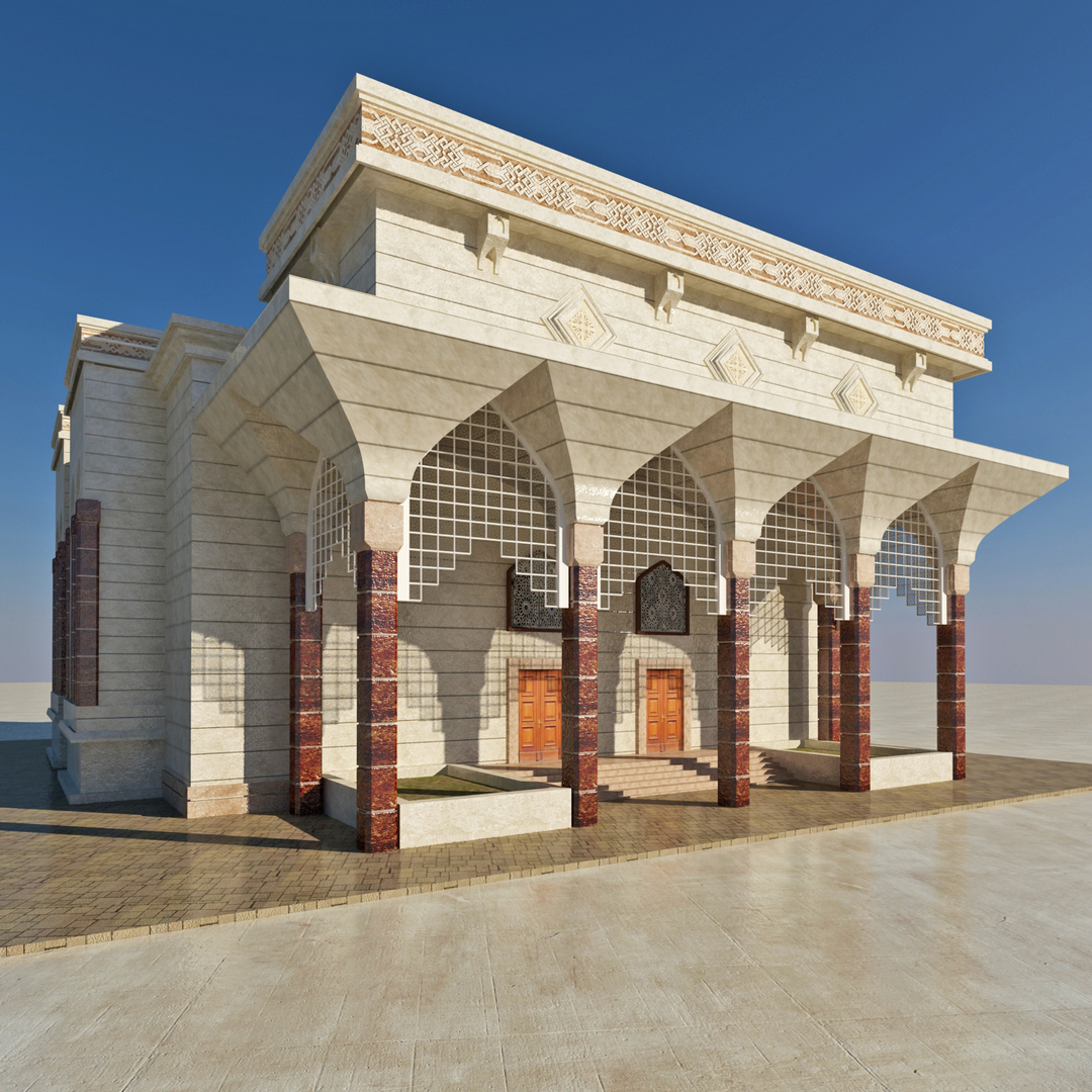 Designs arabic islamic building 3D model - TurboSquid 1566752