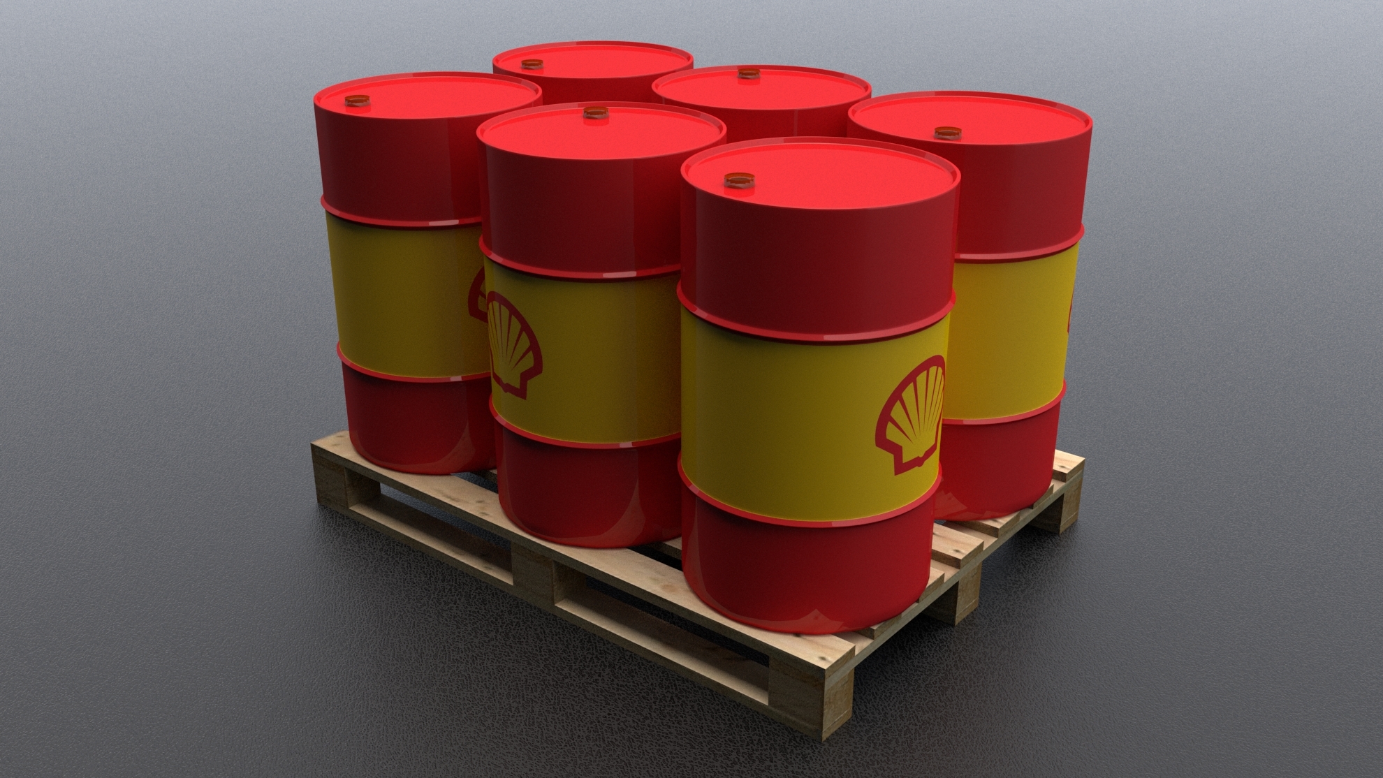 3D shell barrel pallet - TurboSquid 1566780