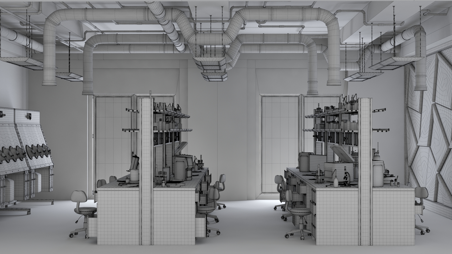 Scientific laboratory lab 3D model - TurboSquid 1566850