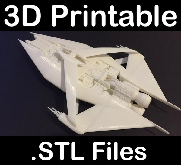 3d-printable zero module stargate 3d model