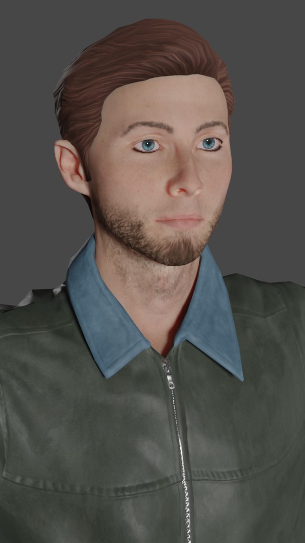 3D model man leon low-poly ready - TurboSquid 1566885