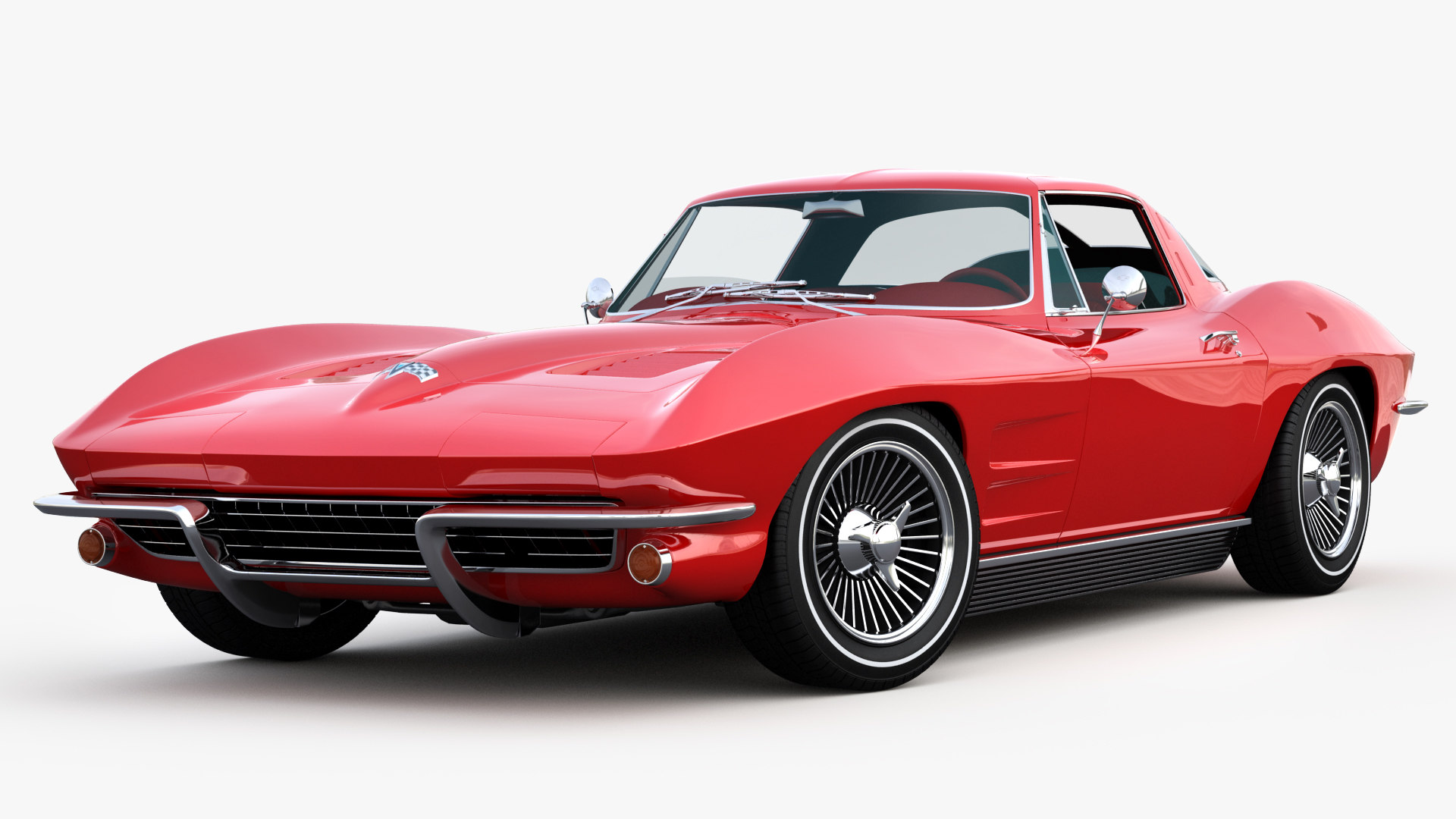 Chevrolet corvette c2 sting 3D model - TurboSquid 1566974