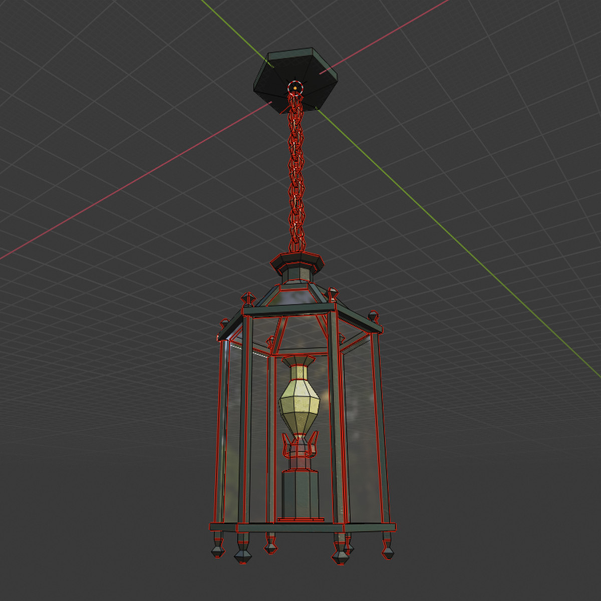 3D train station lamp - TurboSquid 1517211