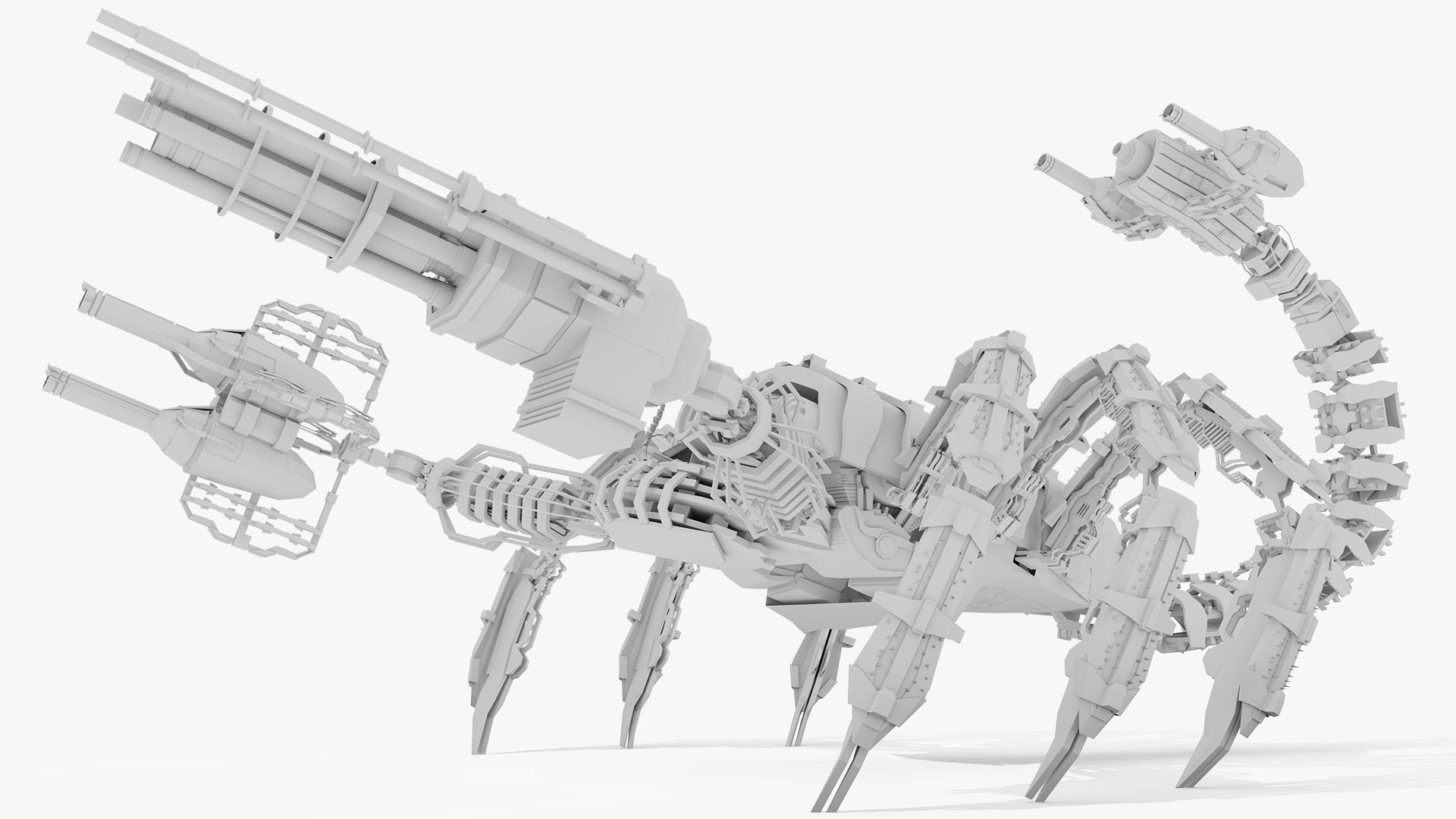 Robot scorpion 3D - TurboSquid 1567272