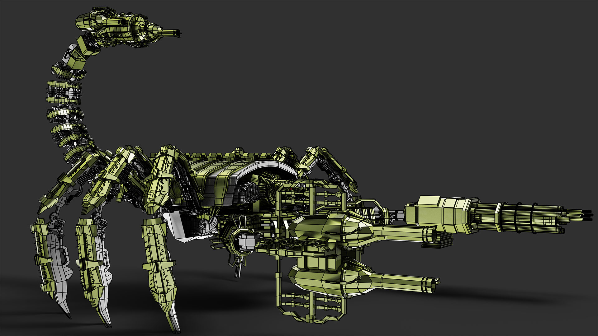 Robot scorpion 3D - TurboSquid 1567272