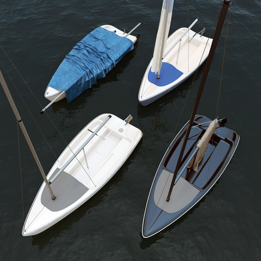 Hunter 15 sailboats sail boats 3D - TurboSquid 1567361